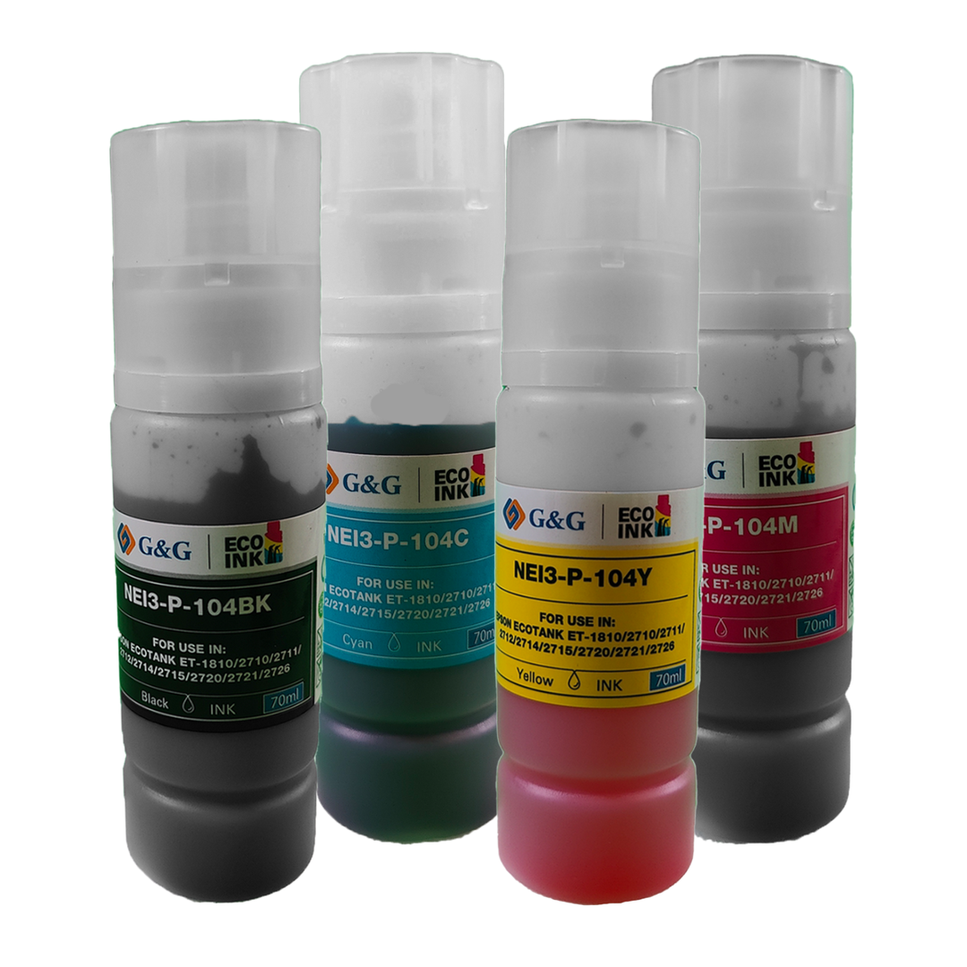 Multipack EPSON T104 Ecotank 4-väriä, Säästä 50% - variaine.fi